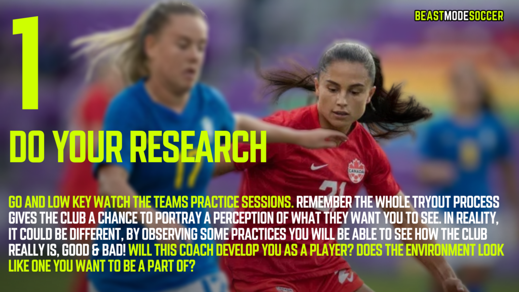 How To Succeed at Soccer Tryouts – Beast Mode Soccer